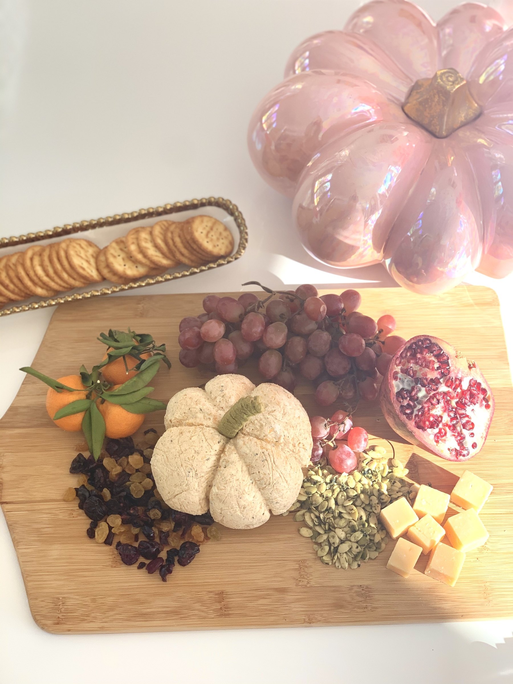 Pumpkin Shaped Cheese Ball - Danielle Yancey
